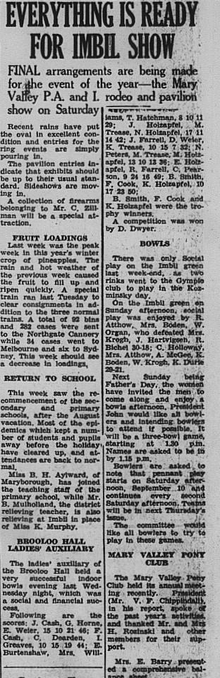 Imbil Show and Rodeo 1966 – Gympie Regional Memories