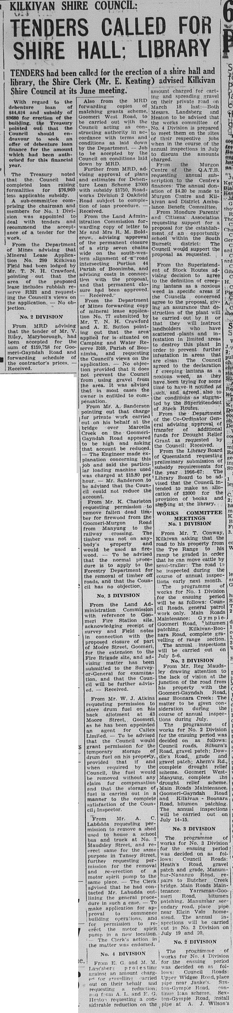 Kilkivan Shire Hall and Library Opening – Gympie Regional Memories