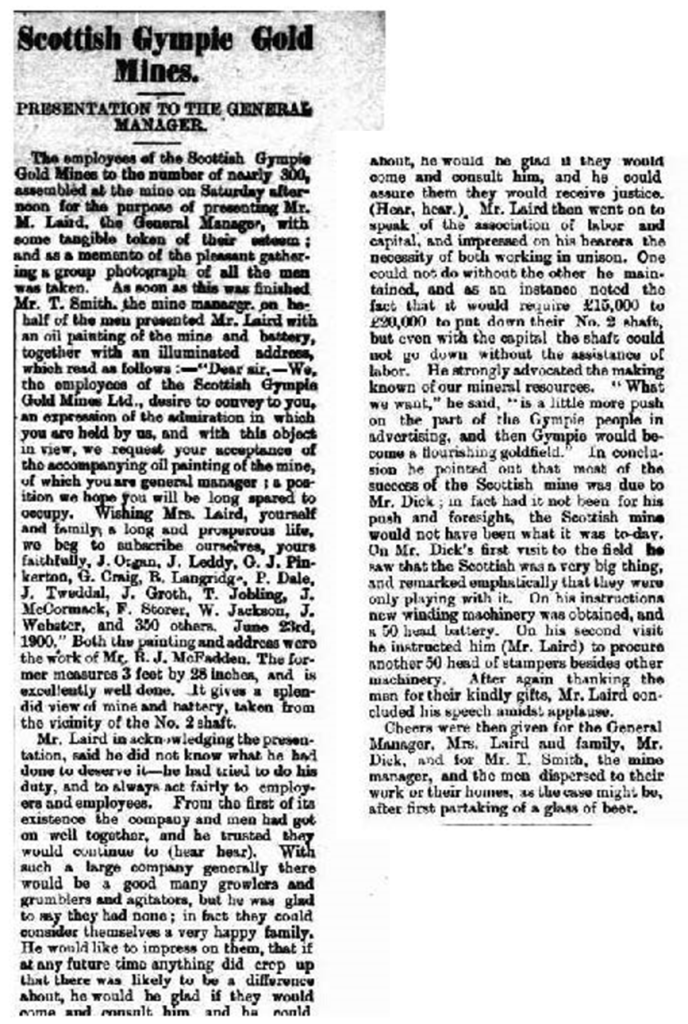 Scottish Gympie Gold Mine photograph – Gympie Regional Memories